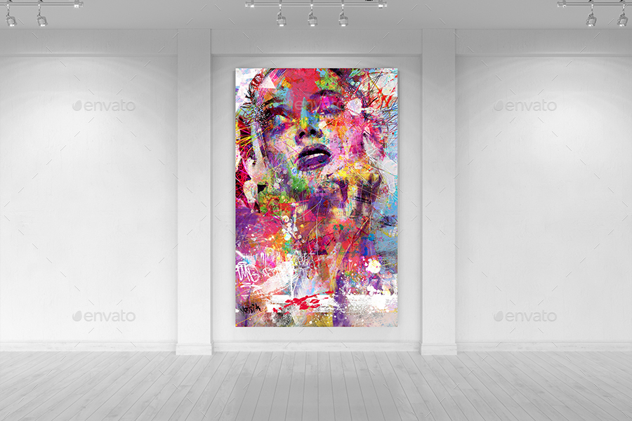 Gallery Poster Mock-Up (Day edition), Graphics | GraphicRiver