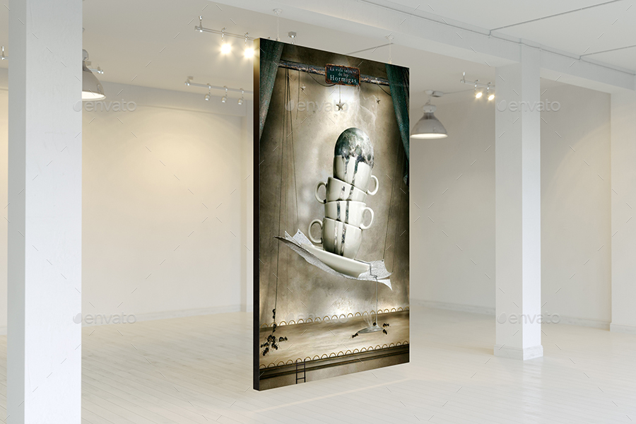 Gallery Poster Mock-Up (Day edition), Graphics | GraphicRiver