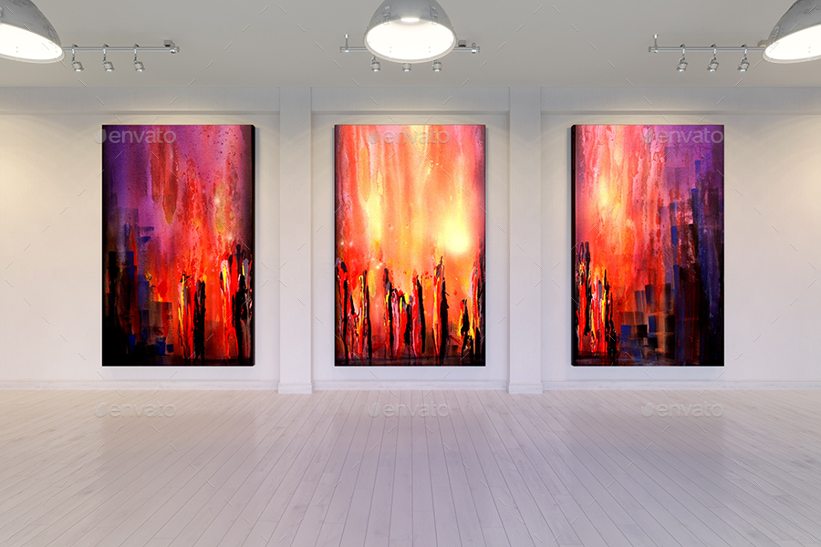 Gallery Poster Mock-Up (Day edition), Graphics | GraphicRiver