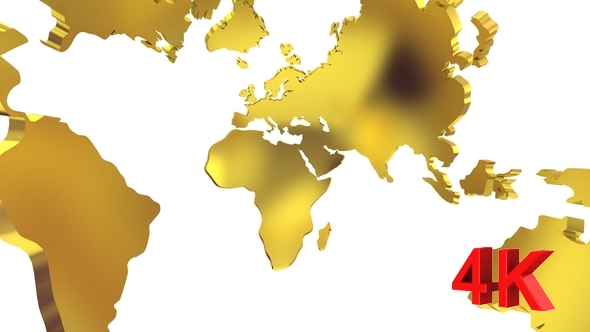 World Map Turns Into a Globe, Motion Graphics | VideoHive
