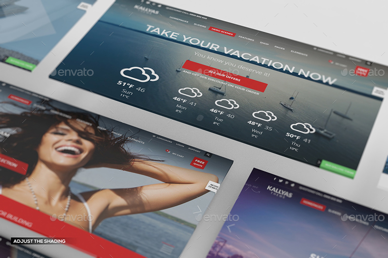 Perspective Presentation Web Mockup 10, Graphics | GraphicRiver