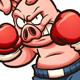 Boxer Pig by memoangeles | GraphicRiver