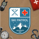 Mountain Ski Patrol & Camping Badges, Web Elements | GraphicRiver