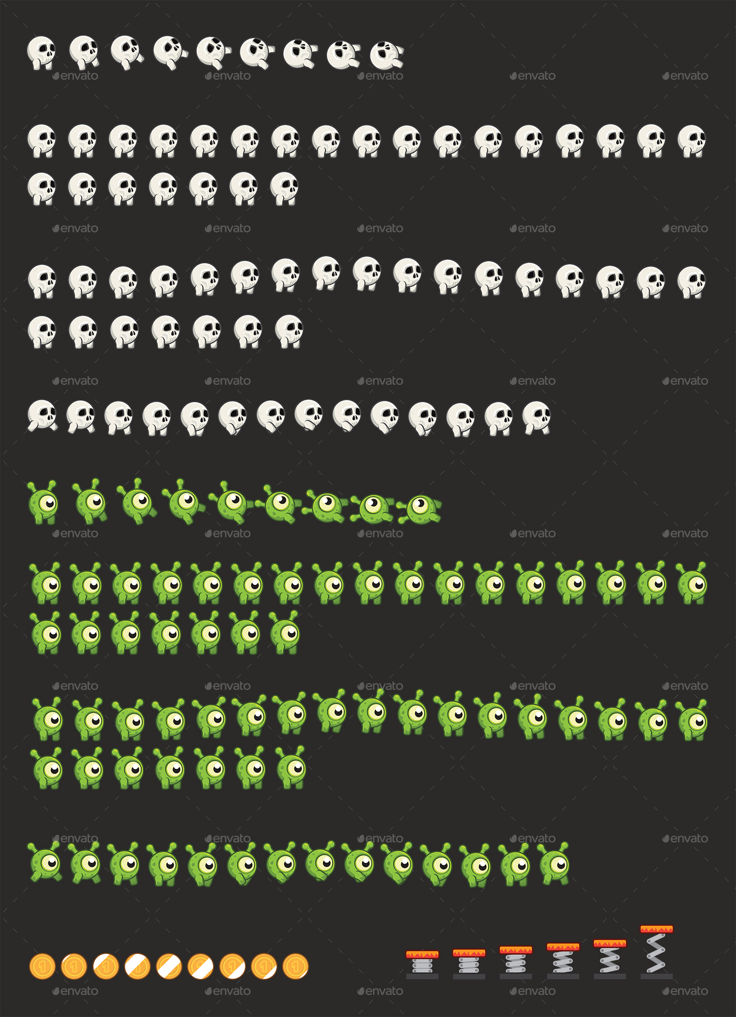 Vertical Jumper Game Kit, Game Assets | GraphicRiver