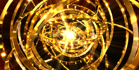 Gold Orbits, Motion Graphics | VideoHive