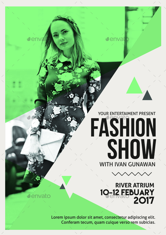 Fashion Show Flyer, Print Templates | GraphicRiver