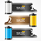 Camera Film Roll Cartrige Banner Card, Vectors | GraphicRiver