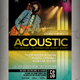 Acoustic Flyer / Poster, Print Templates | GraphicRiver