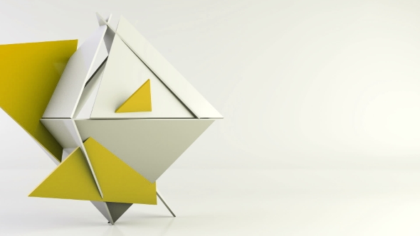 Animated 3d Geometric Object, Motion Graphics | VideoHive