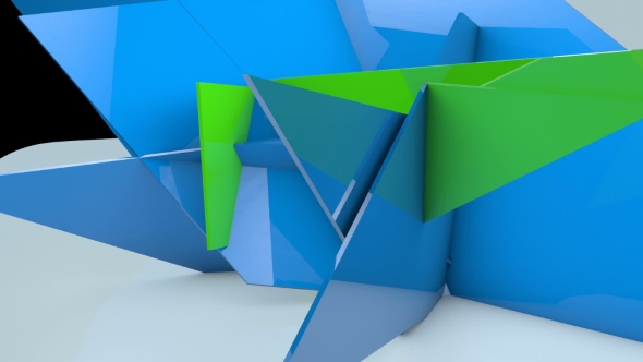 3d Geometric Wall Transformation, Motion Graphics | VideoHive