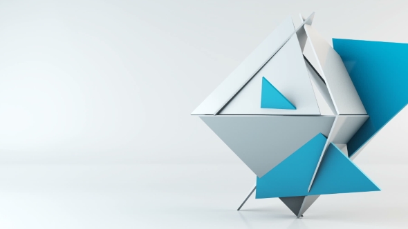 Animated 3d Geometric Object, Motion Graphics | VideoHive