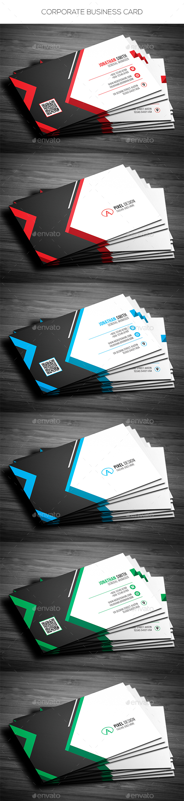 Corporate Business Card by Dkgray | GraphicRiver