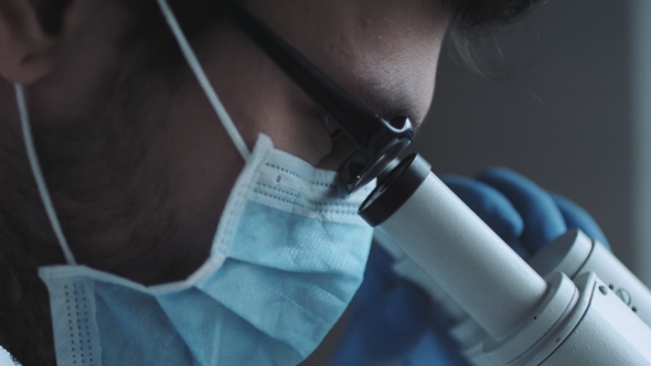 View of Scientist Eye, Stock Footage | VideoHive