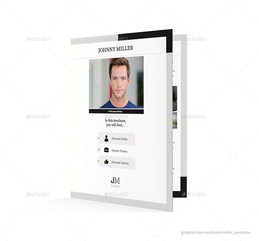 Personal Profile Print Bundle, Print Templates | GraphicRiver