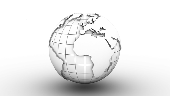 World Map Turns Into a Globe, Motion Graphics | VideoHive