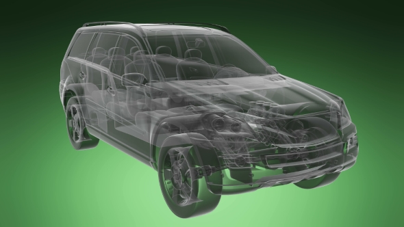 Transparent Car Rotate, Motion Graphics | VideoHive