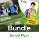 School Flyers Template Bundle, Print Templates | GraphicRiver