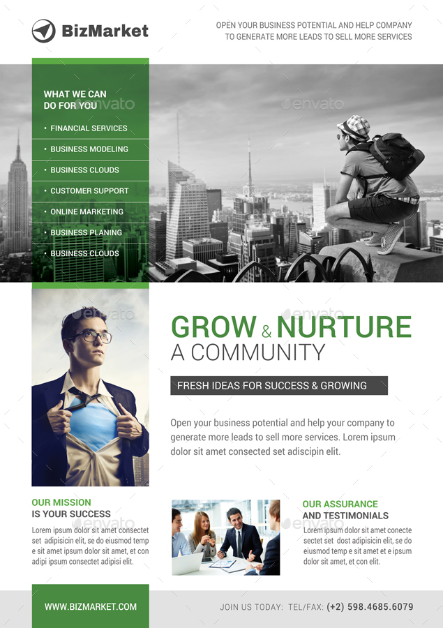 Corporate Business Poster Template V14, Print Templates | GraphicRiver