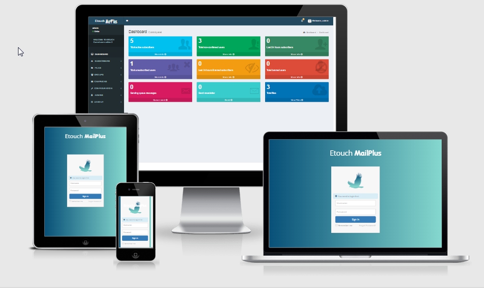 Etouch Email Marketing Application by summyadam2013 | CodeCanyon