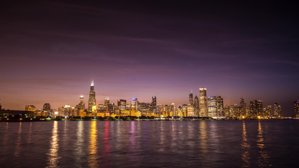 Time Laps Night City Town, Stock Footage | VideoHive