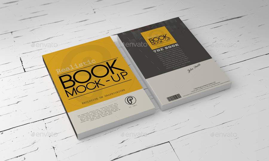 Book Cover Mock-Ups 01, Graphics | GraphicRiver