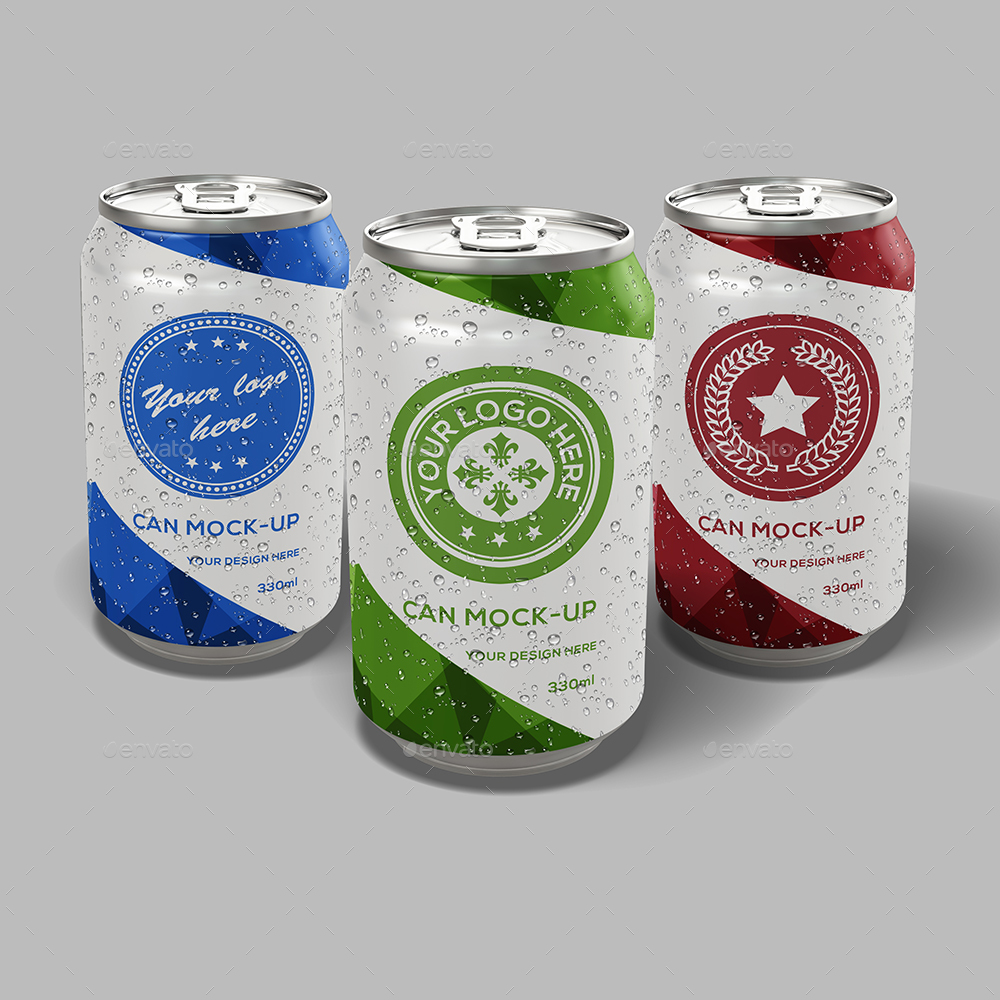 Soda Can Mock-Up, Graphics | GraphicRiver
