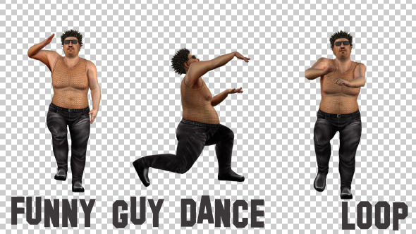 Funny Guy Party Dance, Motion Graphics | VideoHive