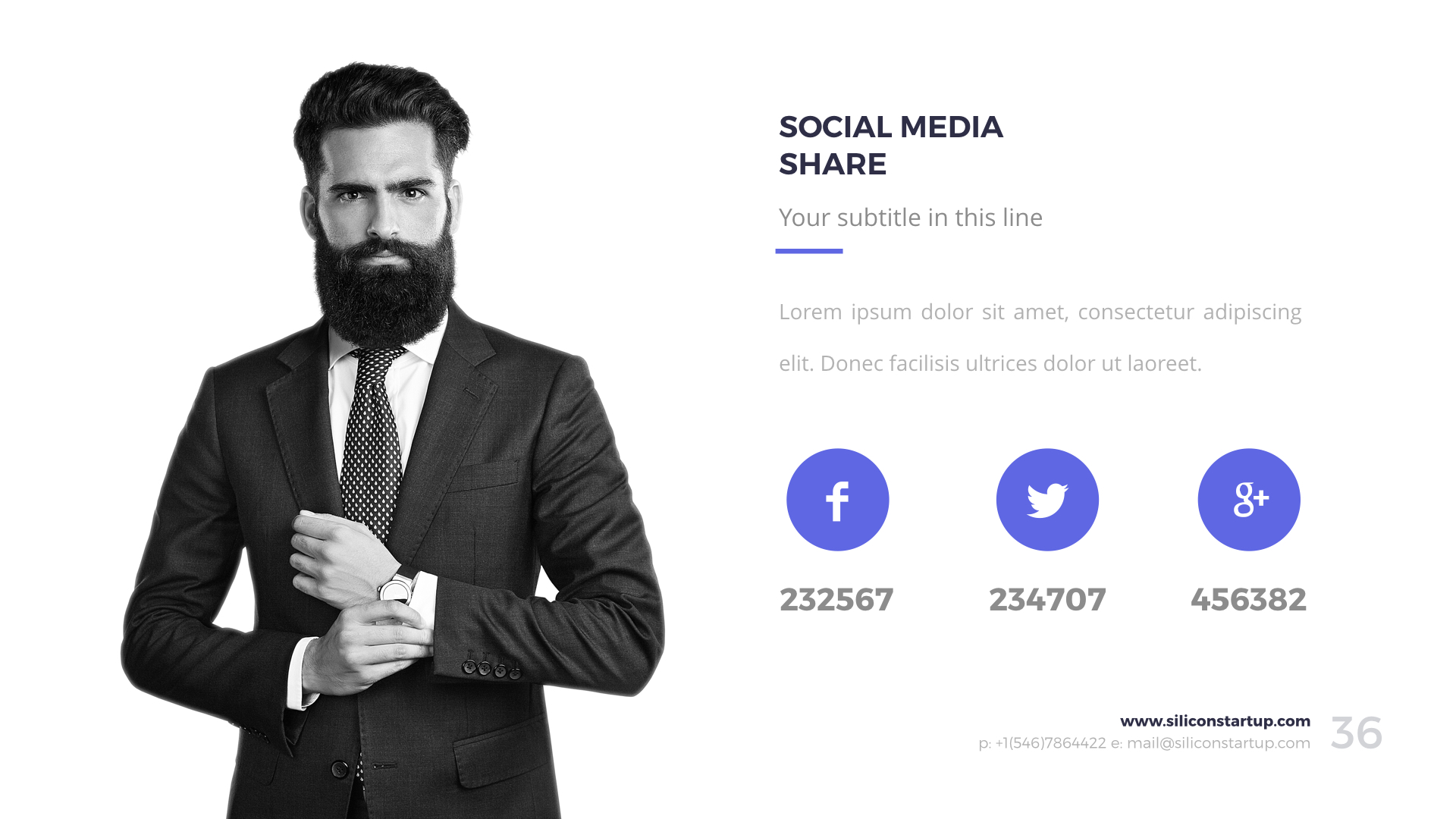 Silicon Startup - Keynote Presentation Template, Presentation Templates