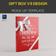 Gift Box v3 mock up template, Graphics | GraphicRiver