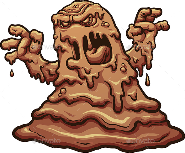Mud Monster by memoangeles | GraphicRiver