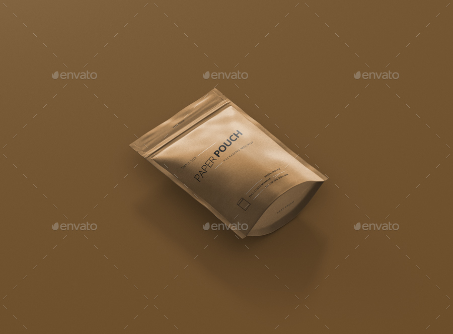 Paper Pouch Bag Mockup Small Size, Graphics | GraphicRiver