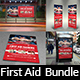 First Aid Advertising Bundle, Print Templates | GraphicRiver