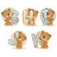 Letters of the English Alphabet with Teddy Bears, Vectors | GraphicRiver