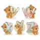 Letters of the English Alphabet with Teddy Bears, Vectors | GraphicRiver