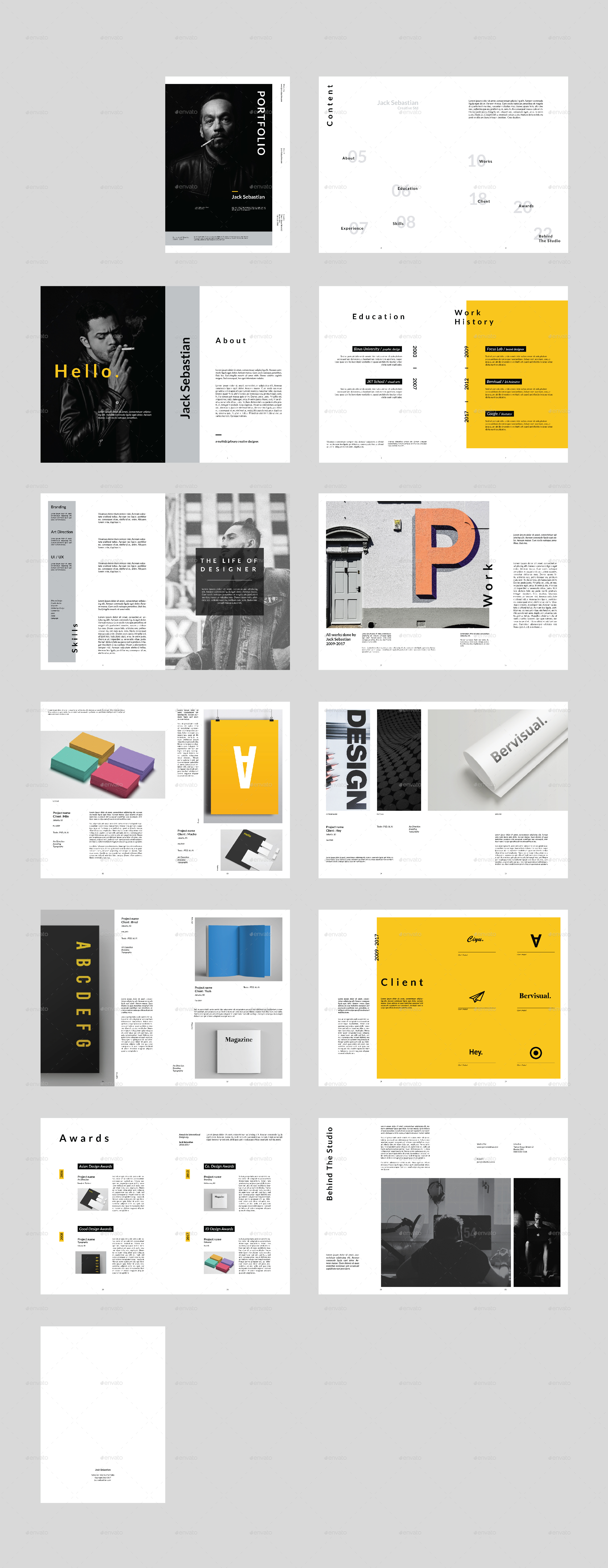 Portfolio Bundle, Print Templates | GraphicRiver