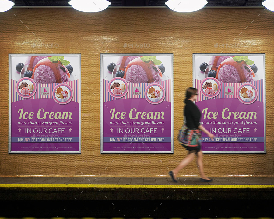 Ice Cream Advertising Bundle Vol.2, Print Templates | GraphicRiver