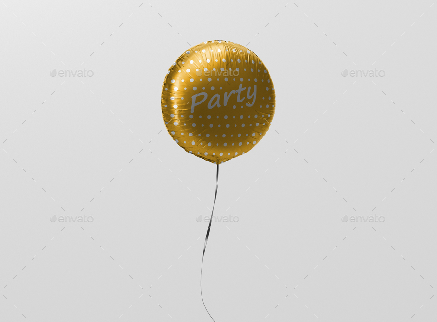 Round Balloon Mockup, Graphics | GraphicRiver