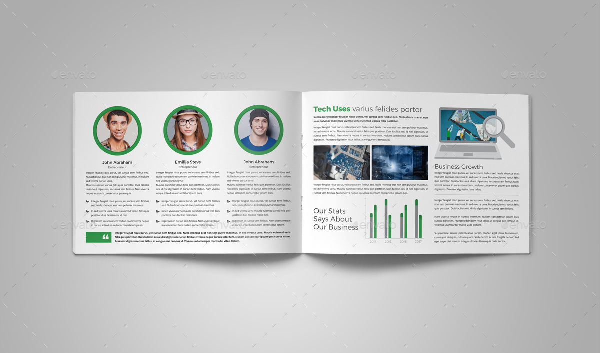 Technology Brochure Catalog Design v5, Print Templates | GraphicRiver