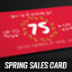 Spring Sales Card 2, Print Templates | GraphicRiver