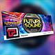 Future Sound Facebook Cover Template, Web Elements | GraphicRiver