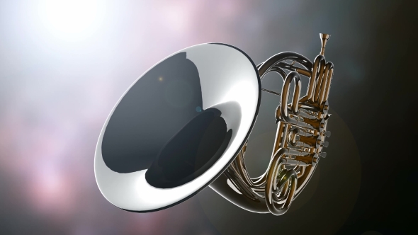 French Horn Rotate, Motion Graphics | VideoHive