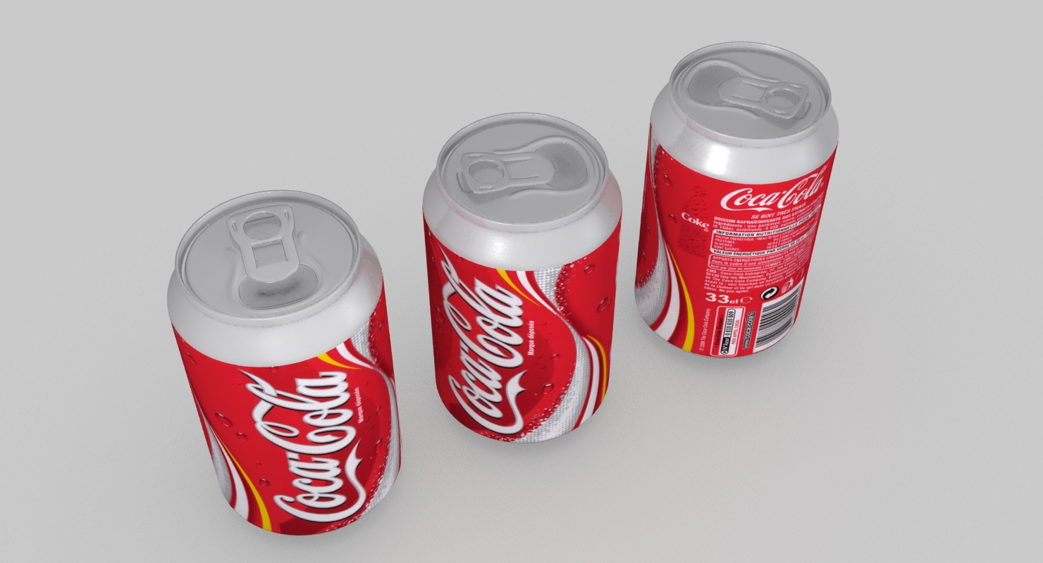 Coca Cola Can 02 by Polygon3d | 3DOcean