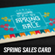 Spring Sales Card 3, Print Templates | GraphicRiver