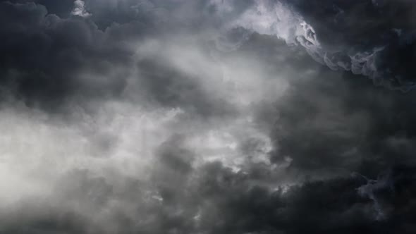 POV of thunderstorm inside a columbus cloud, Stock Footage | VideoHive