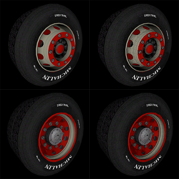 Car Wheel Full - Wheel Rear with Wheel front Full texture by LaythJawad