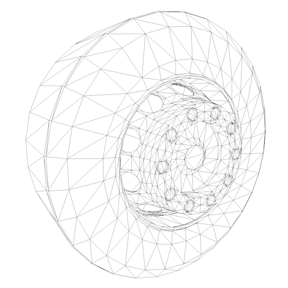 Car Wheel Full - Wheel Rear with Wheel front Full texture by LaythJawad