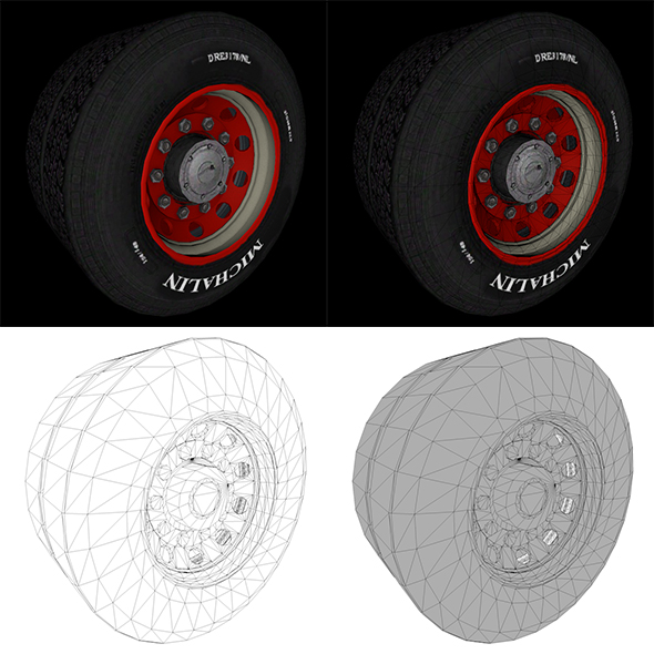Car Wheel Full - Wheel Rear with Wheel front Full texture by LaythJawad