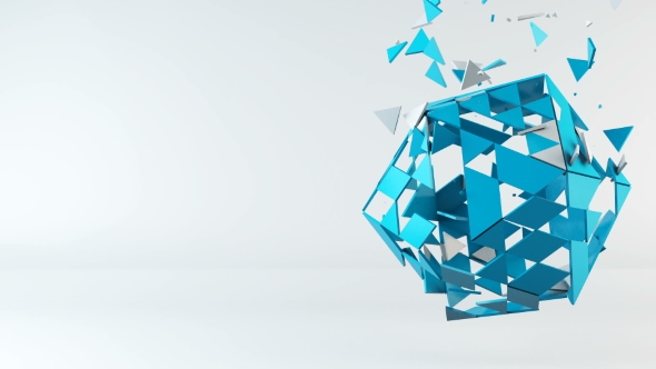 3d Rotating Polygon Transformation, Motion Graphics | VideoHive