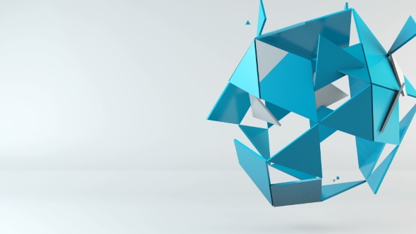 3d Rotating Polygon Transformation, Motion Graphics | VideoHive
