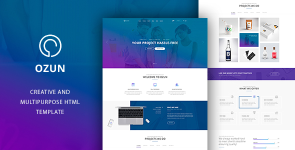 OZUN Multipurpose HTML Template By Templines ThemeForest